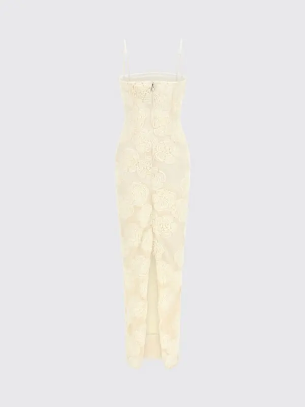 ROTATE BY BIRGER CHRISTENSEN Off-the-shoulder Long Ceremony Gown With Floral Details