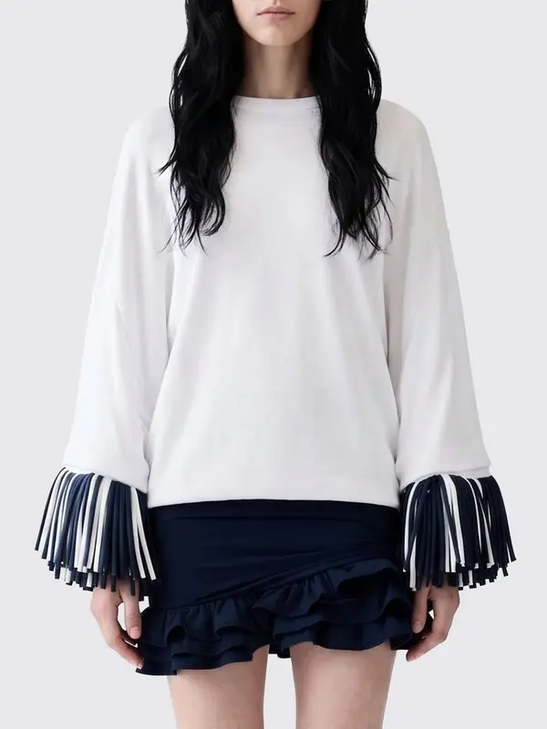 Jacquemus Long Sleeve T-shirt With Back Logo - Blue