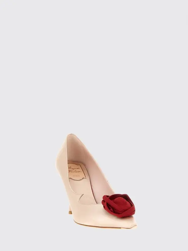 ROGER VIVIER Rose Vivier Satin Pumps