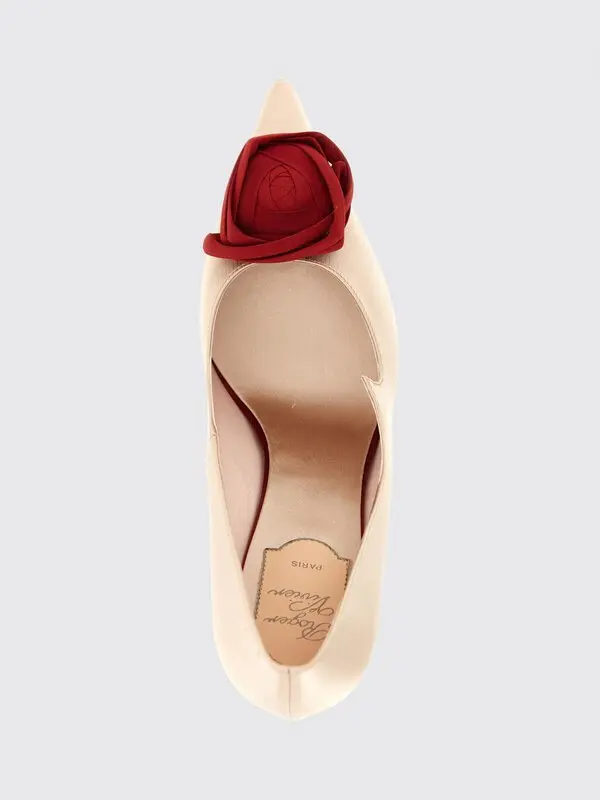 ROGER VIVIER Rose Vivier Satin Pumps
