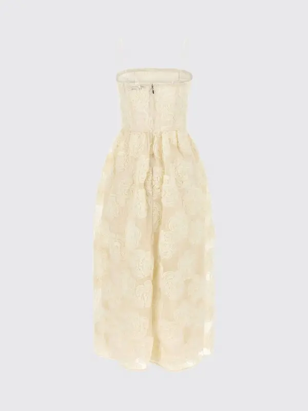 ROTATE BY BIRGER CHRISTENSEN Midi Dress - White