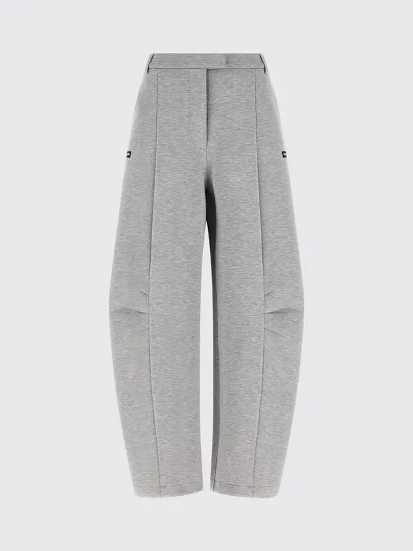 ROTATE BY BIRGER CHRISTENSEN Baggy Wide-leg Trousers In Viscose Blend