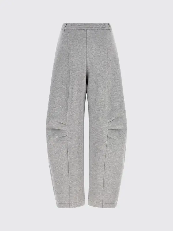 ROTATE BY BIRGER CHRISTENSEN Baggy Wide-leg Trousers In Viscose Blend