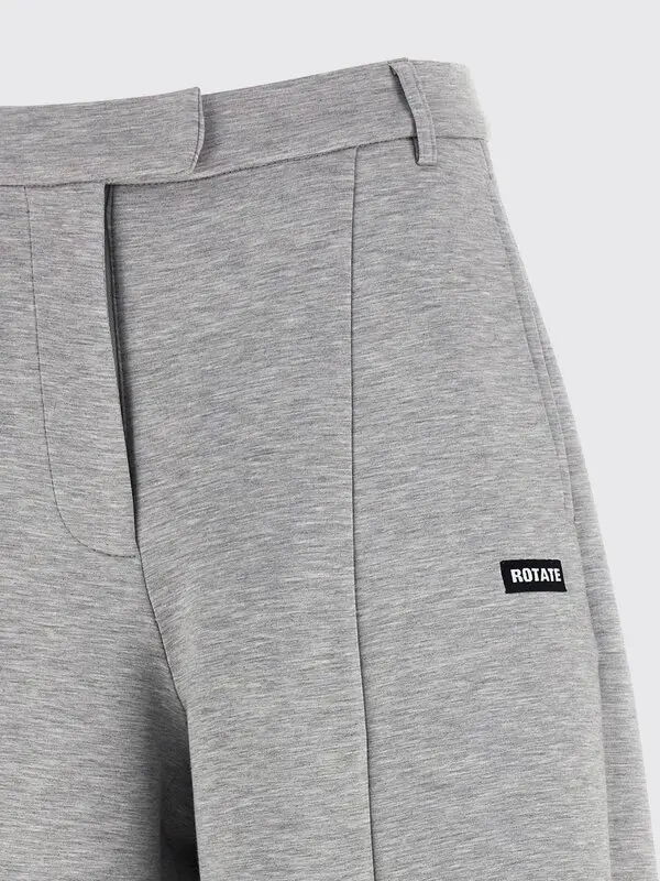ROTATE BY BIRGER CHRISTENSEN Baggy Wide-leg Trousers In Viscose Blend