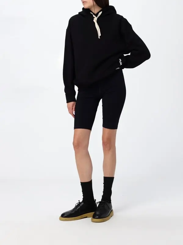 JIL SANDER Relaxed-fit Cotton Hoodie With Drawstring Hood And Contrast Logo - Grey