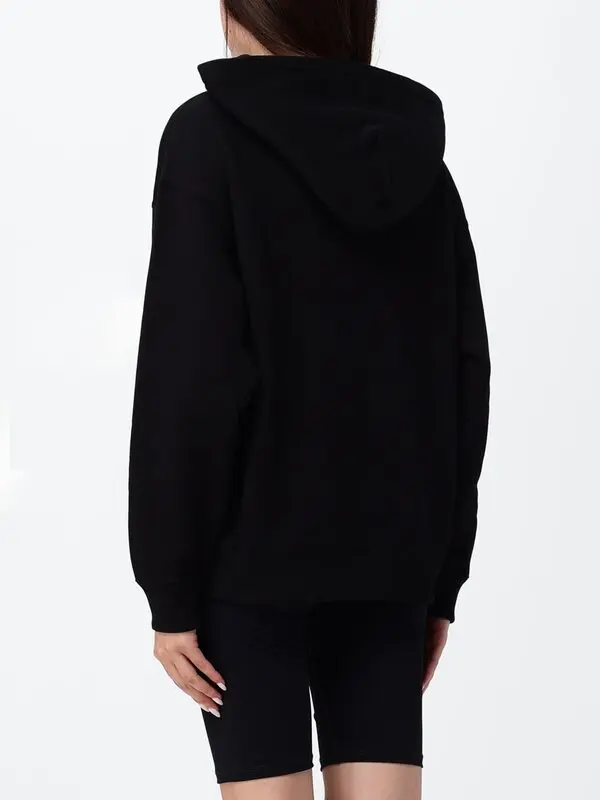 JIL SANDER Relaxed-fit Cotton Hoodie With Drawstring Hood And Contrast Logo - Grey