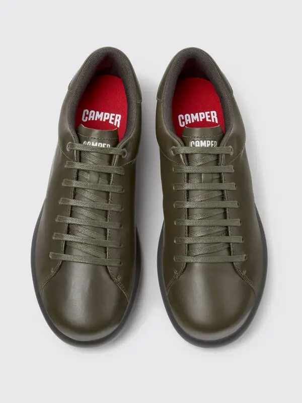 Camper Pelotas Soller Low-top Sneakers In Smooth Leather With Embossed Rear Logo