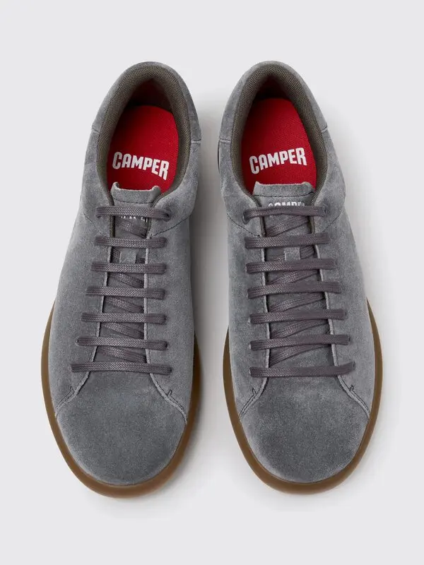 Camper Pelotas Soller Suede Low-top Sneakers - Grey