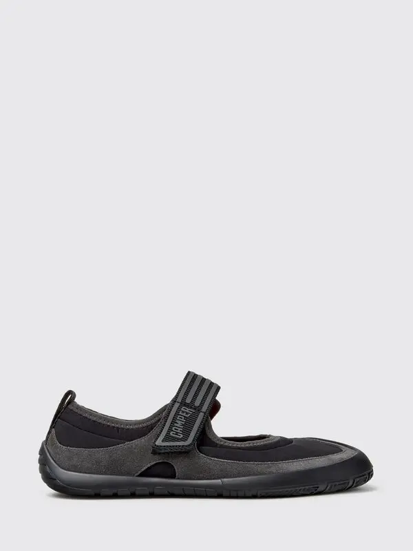 Camper Peu Path+ Suede And Recycled Pet Mary Jane Ballerina Flats - Multicolor
