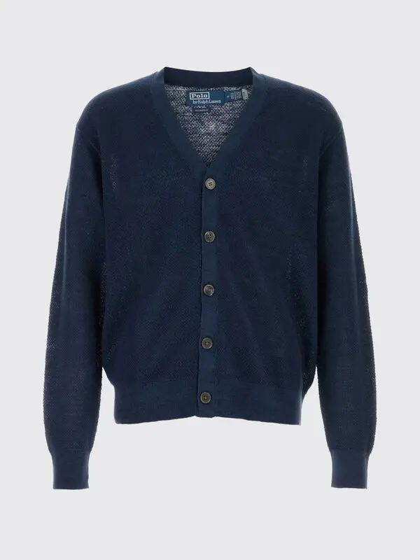 Polo Ralph Lauren Pure Linen V-neck Button-up Cardigan