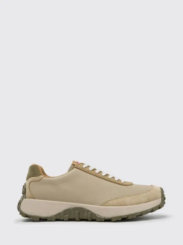 Camper Drift Trail Bi Leather Sneakers With Vibram Sole - Beige
