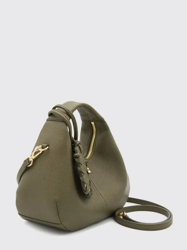 GANNI Mini Handbag In Recycled Materials With Butterfly Logo - Green