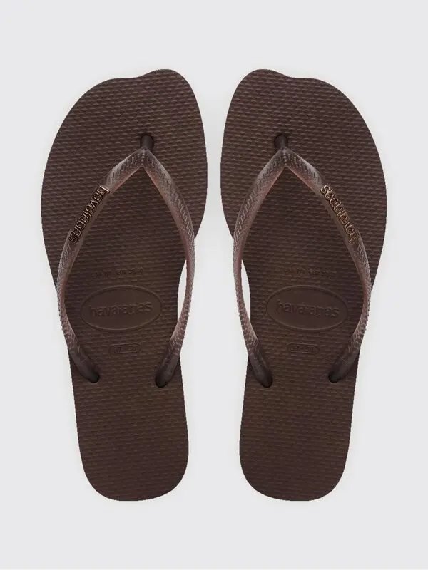 Havaianas Slim Split Rubber Flip-flops - Brown