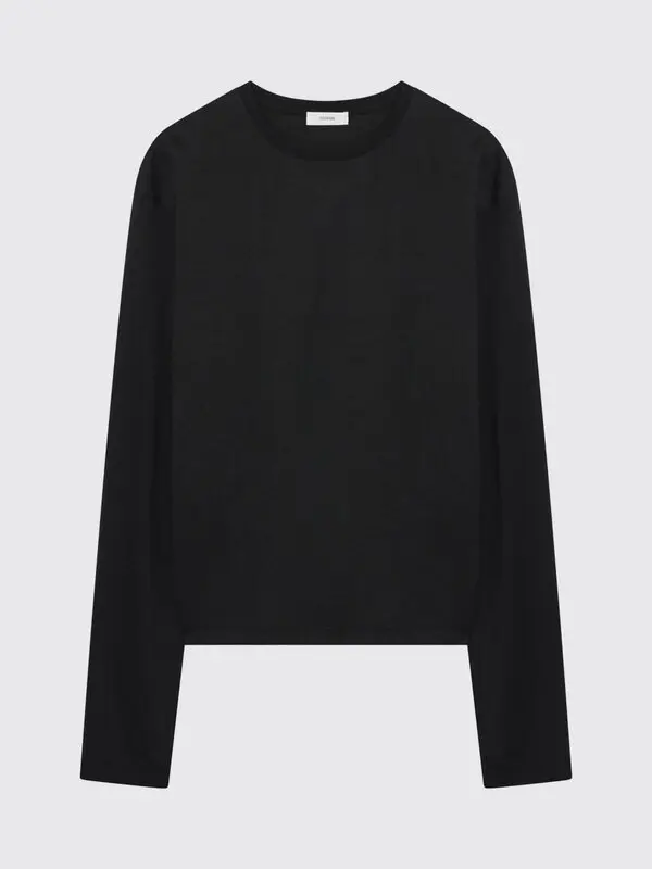 TOTEME Dropped-shoulder Long-sleeve Lyocell-cotton Blend T-shirt