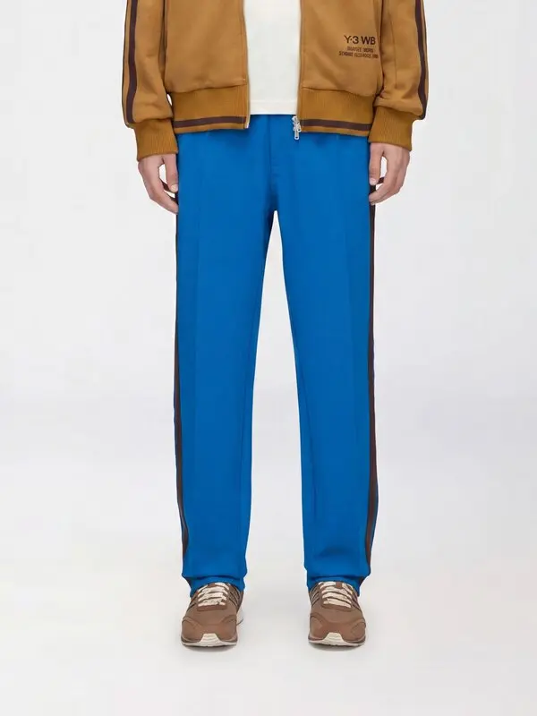 Y3 Recycled Technical Fabric Jogging Trousers With Elasticated Waist - Blue