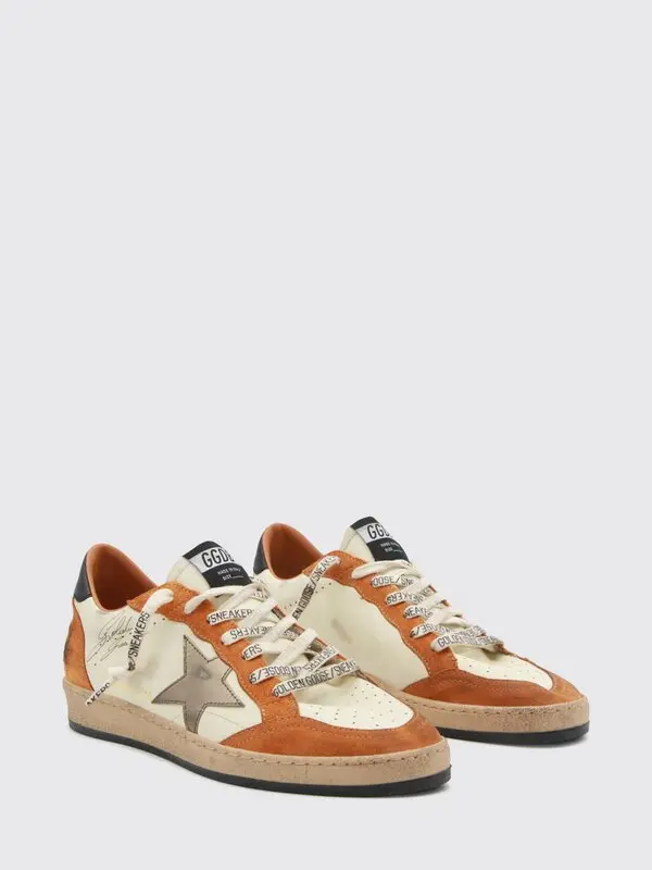GOLDEN GOOSE Ball Star Two-tone Nappa And Suede Sneakers