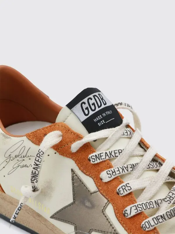 GOLDEN GOOSE Ball Star Two-tone Nappa And Suede Sneakers
