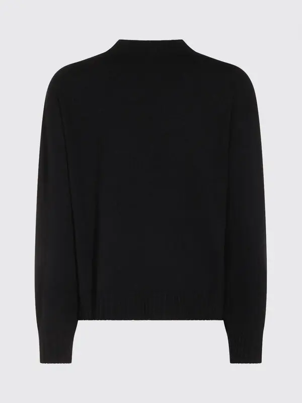 Fabiana Filippi Virgin Wool, Silk, And Cashmere Crewneck Jumper With Monili - Blue