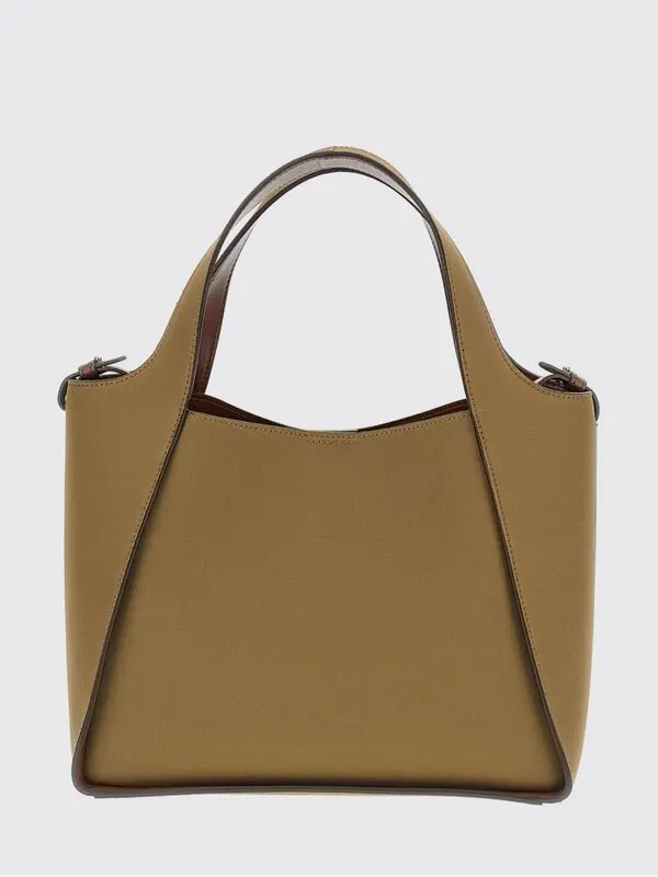 Stella McCartney Logo Canvas Handbag With Removable Pouch