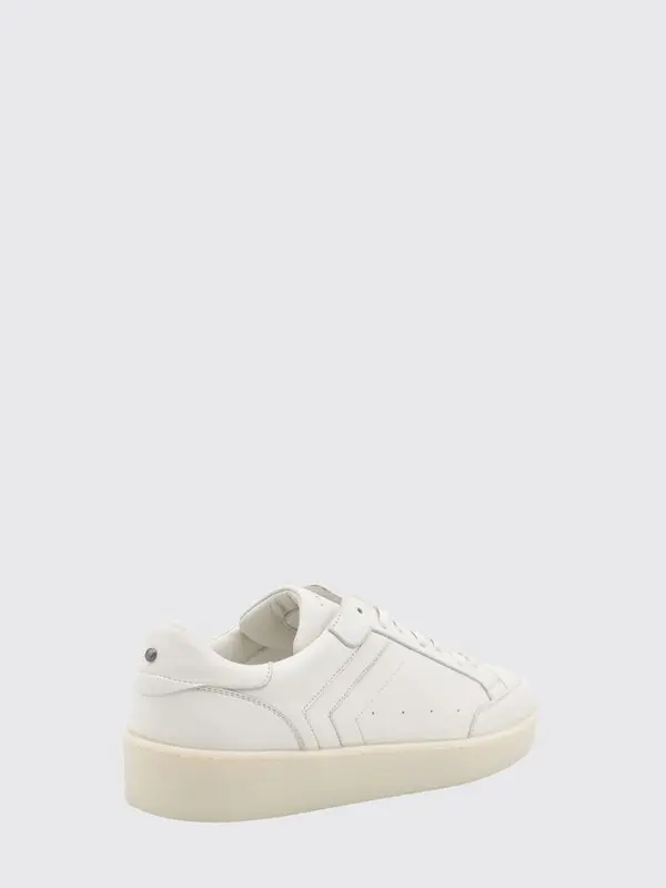 Canali Lace-up Leather Sneakers