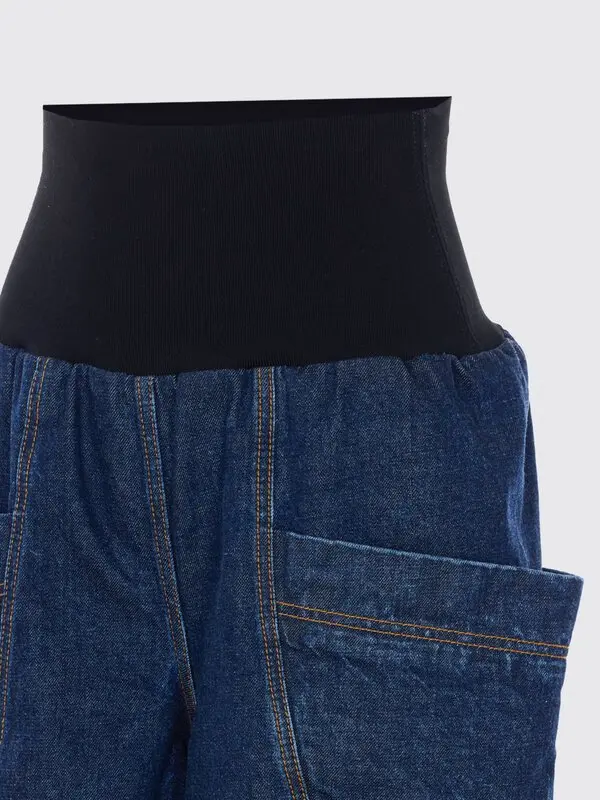 Alaïa High-waisted Wide-leg Palazzo Jeans In Denim