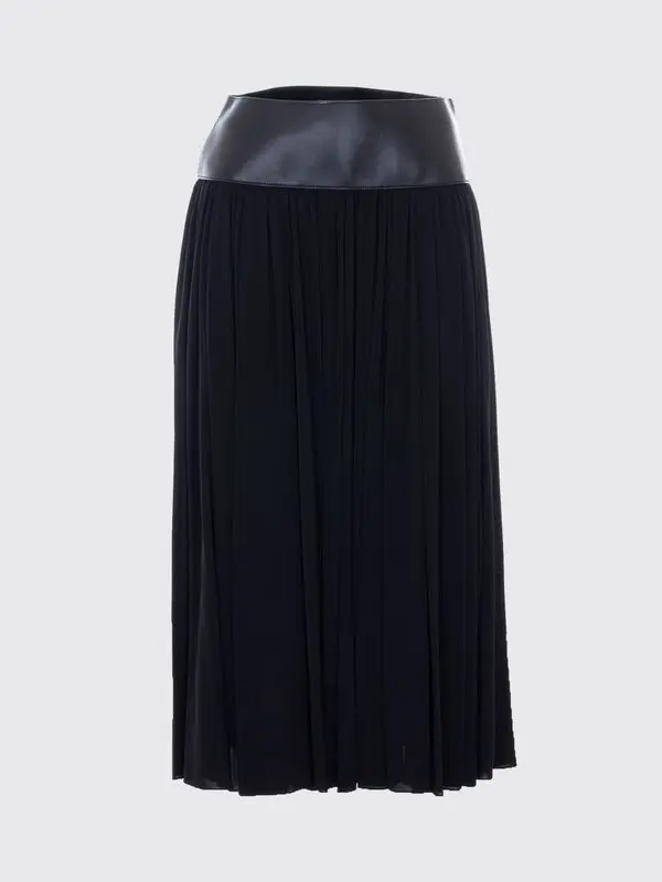 Alaïa Stretch Viscose Midi Skirt