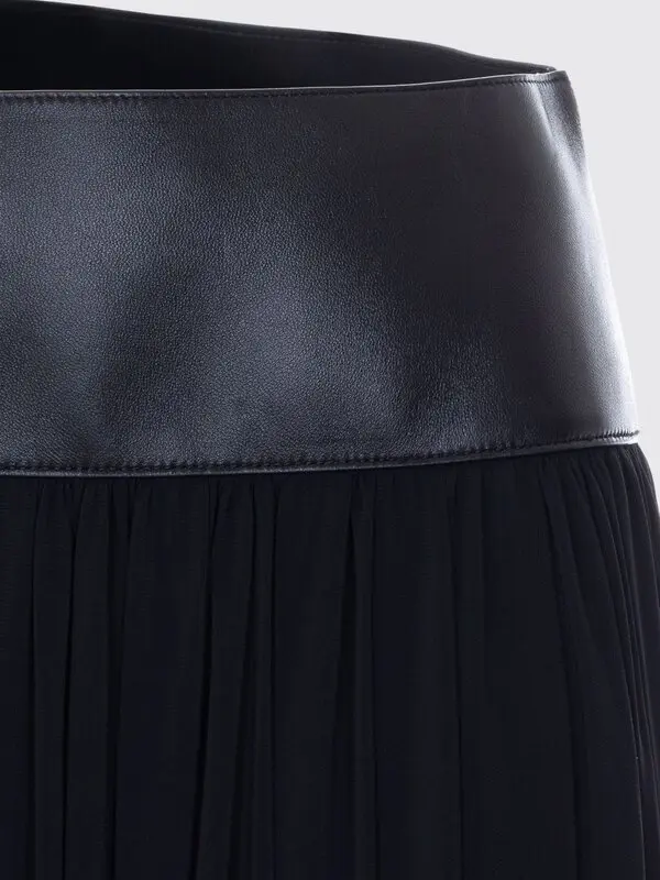 Alaïa Stretch Viscose Midi Skirt