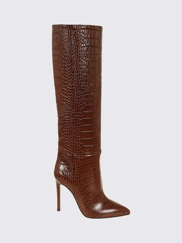 Paris Texas Knee-high Stiletto Boots - Brown