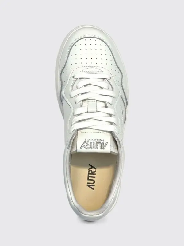 AUTRY Medalist Low Leather And Suede Sneakers - White