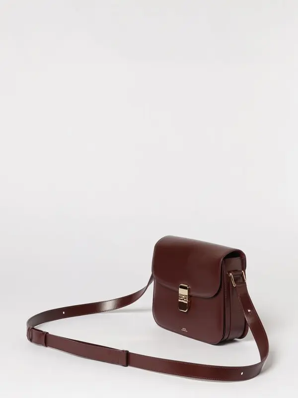 A.p.c. Grace Crossbody Bag - Wine