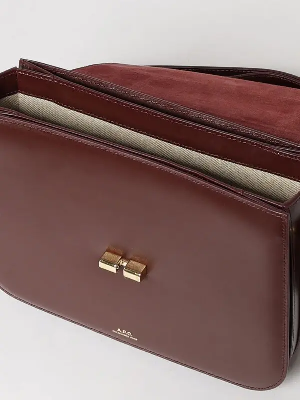A.p.c. Crossbody Bag - Wine