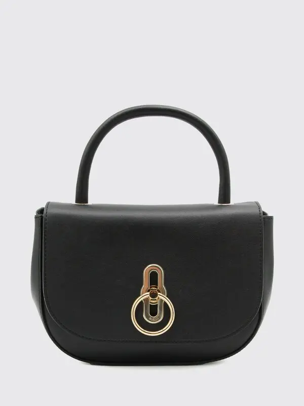 Mulberry Small Leather Handbag With Removable Strap And Top Handle - Black