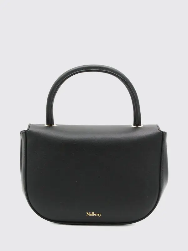 Mulberry Small Leather Handbag With Removable Strap And Top Handle