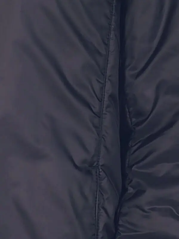 Max Mara Hooded Short Technical Fabric Windbreaker - Blue