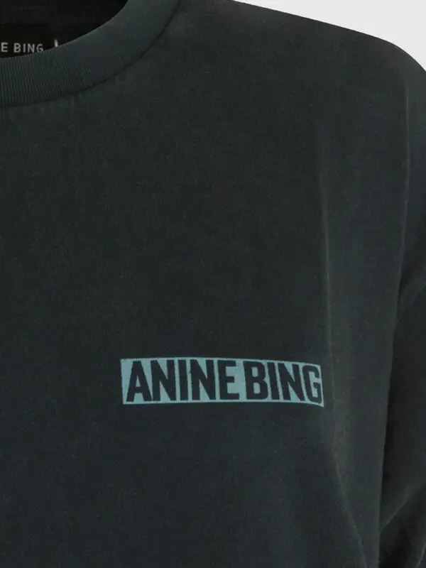 ANINE BING Graphic Print Cotton T-shirt