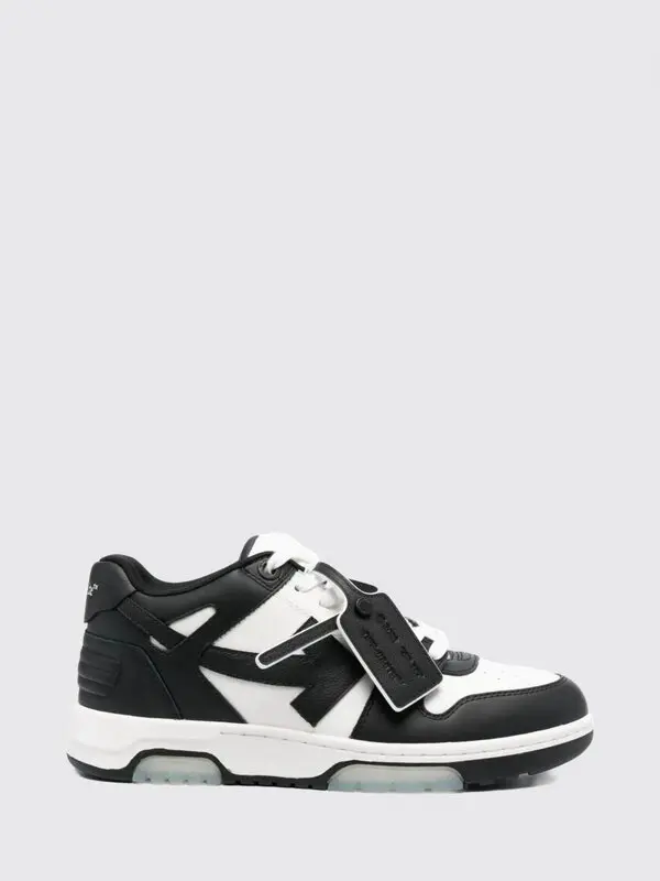 Off-White Out Of Office Leather And Recycled Polyester Sneakers - White 1