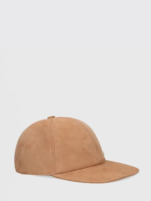 Borsalino Suede Baseball Cap - Brown