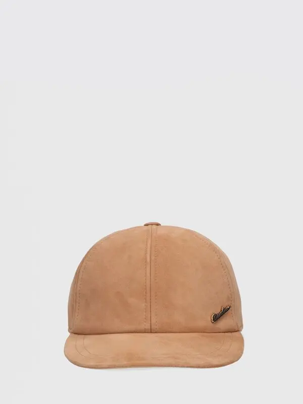 Borsalino Suede Baseball Cap - Brown