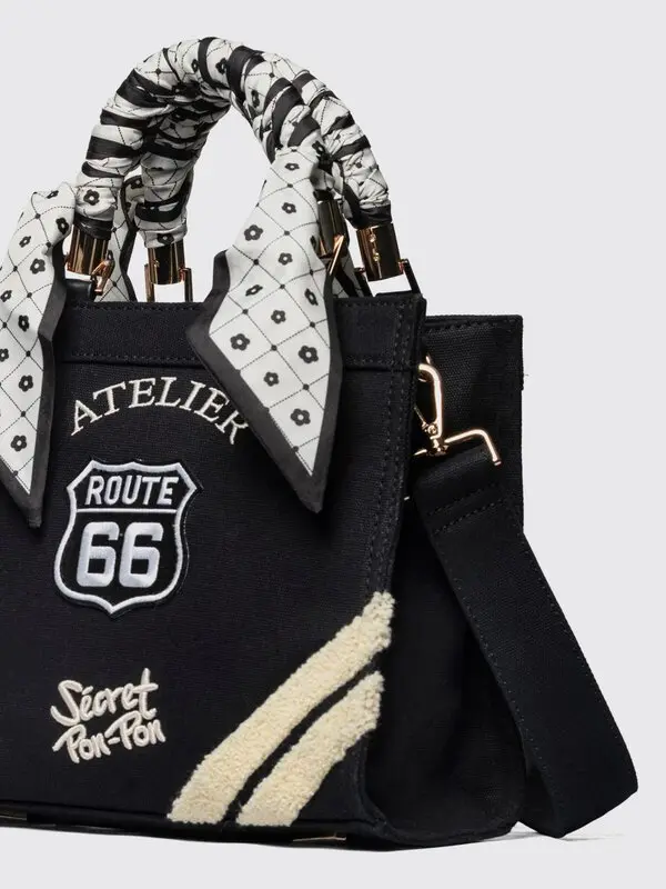 SECRET PON-PON Handbag - Black