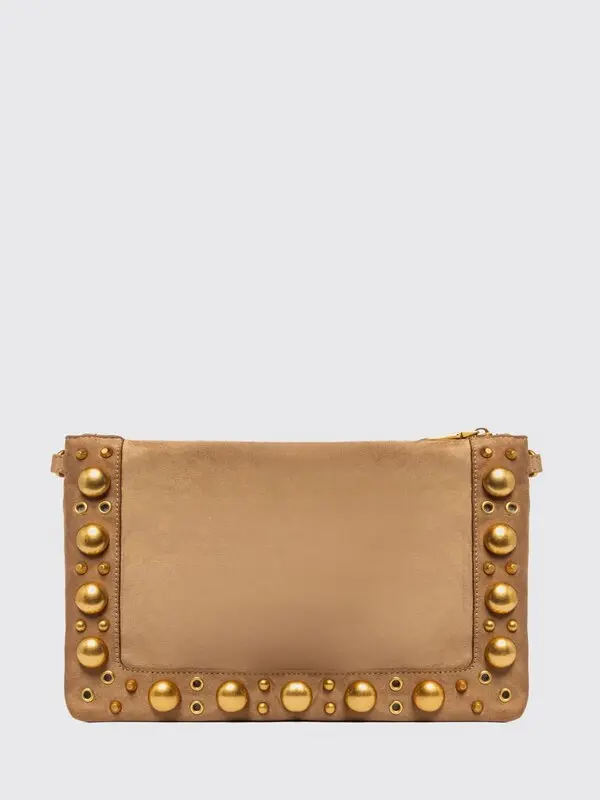 SECRET PON-PON Studded Leopard Print Crossbody Bag