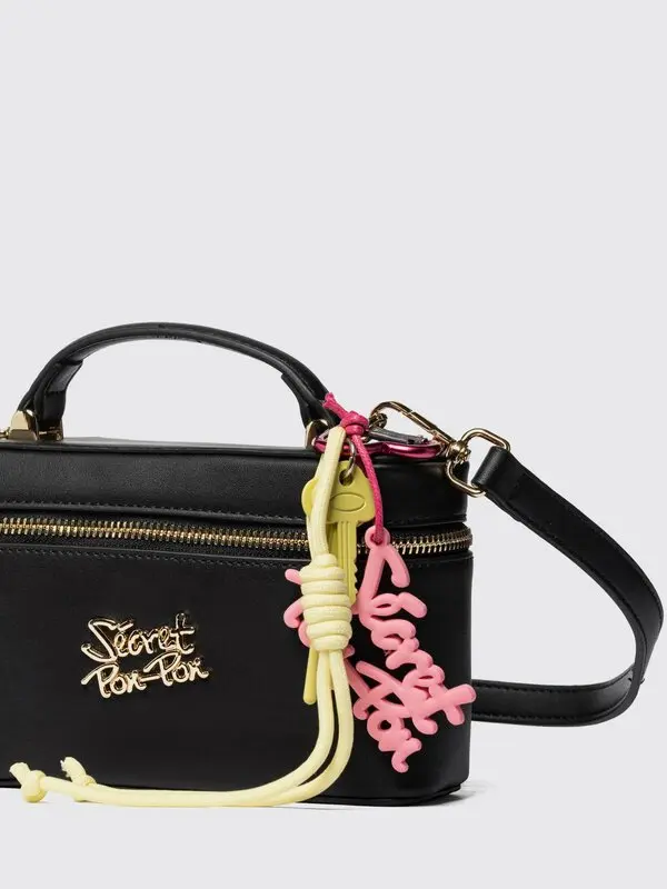 SECRET PON-PON Mini Bag - Black
