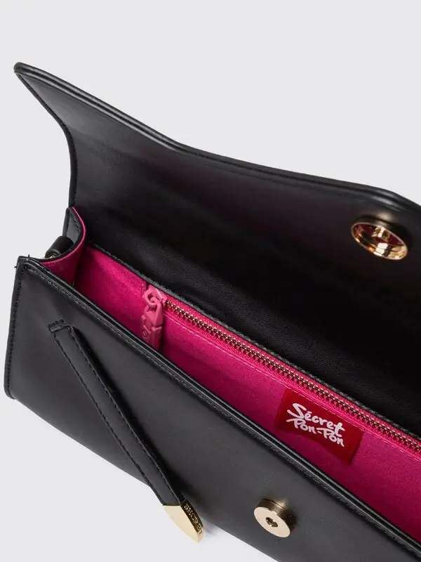SECRET PON-PON Clutch - Black