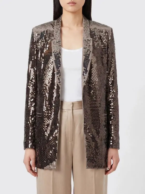 Rick Owens Sequin Embellished Blazer - Grey
