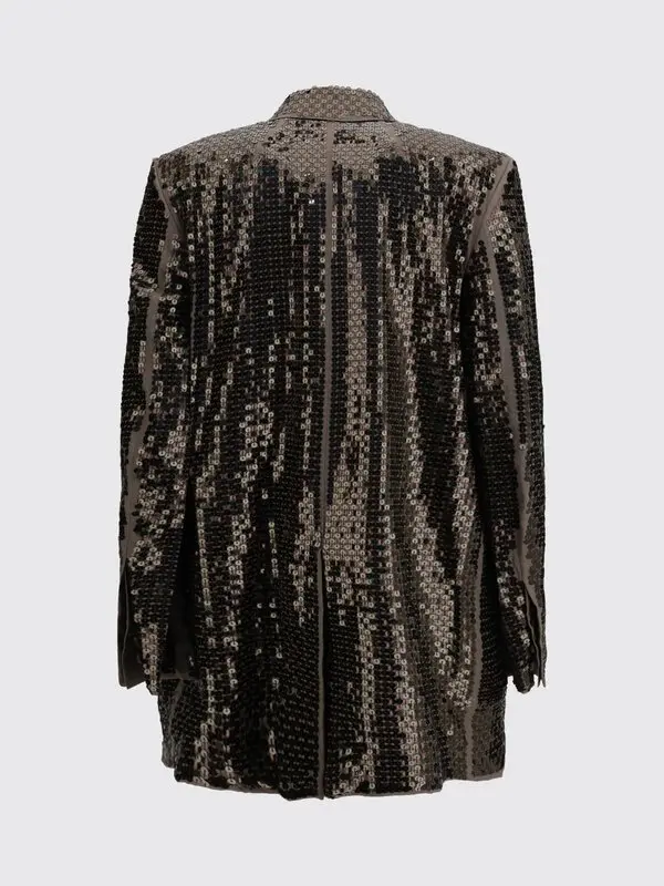 Rick Owens Sequin Embellished Blazer - Grey