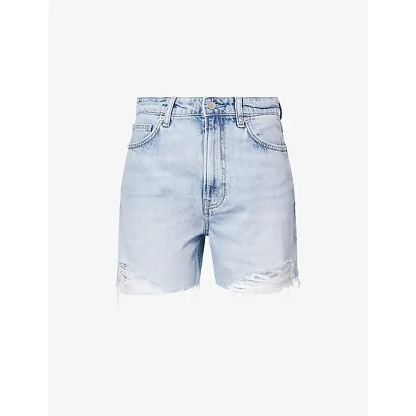 REFORMATION Saige High-rise Denim Shorts - Dory