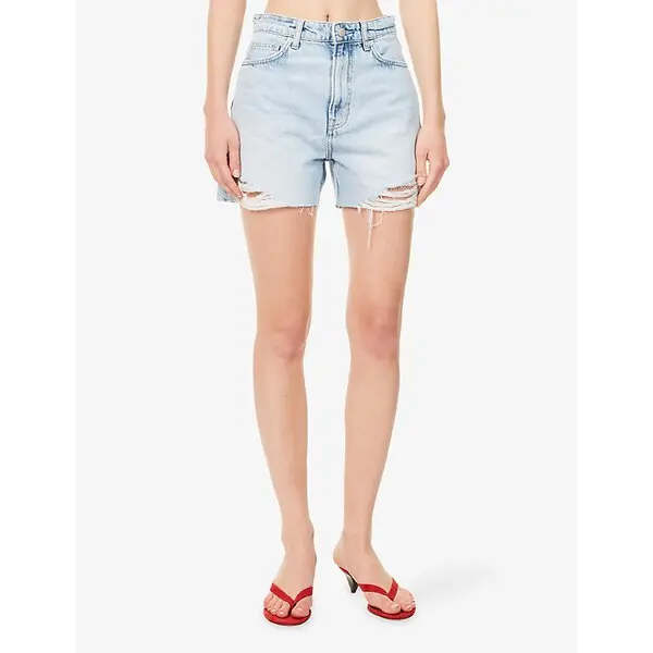 REFORMATION Saige High-rise Denim Shorts