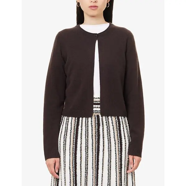 ME+EM Slim-fit Knitted Cashmere Cardigan