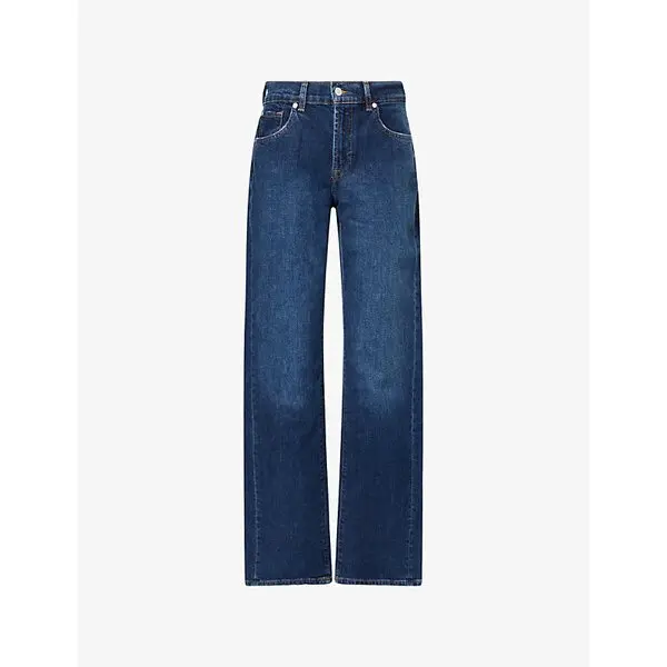 7 For All Mankind Tess Wide-leg Denim Jeans - Indiglow