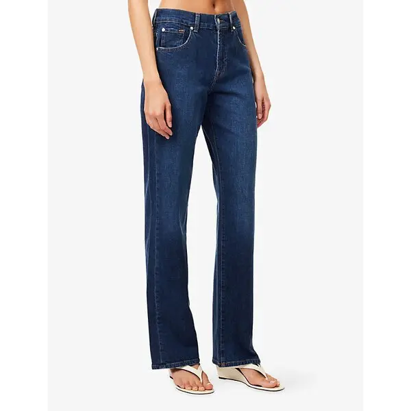 7 For All Mankind Tess Wide-leg Denim Jeans