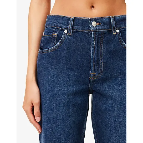 7 For All Mankind Tess Wide-leg Denim Jeans